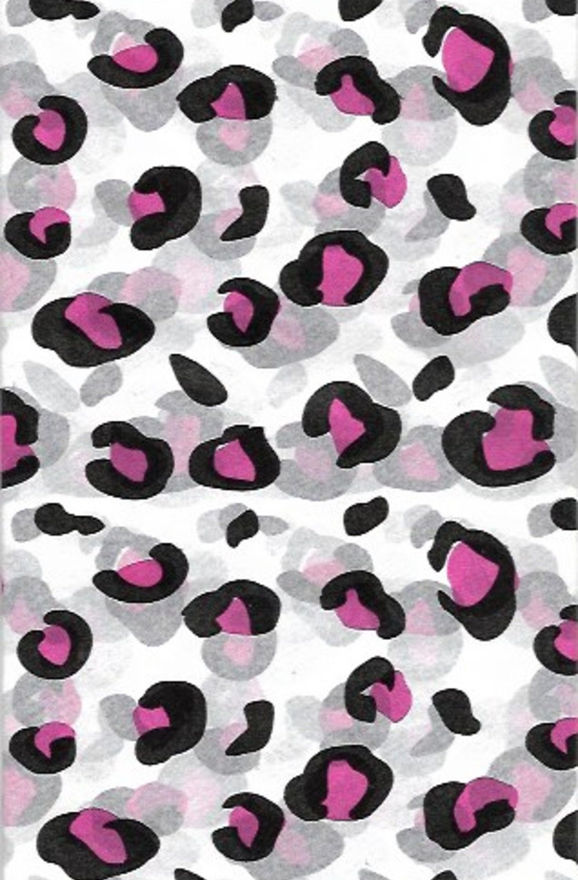 Printed Tissue Paper | Pink Cheetah Pattern Tissue | Set of 5 Sheets ...