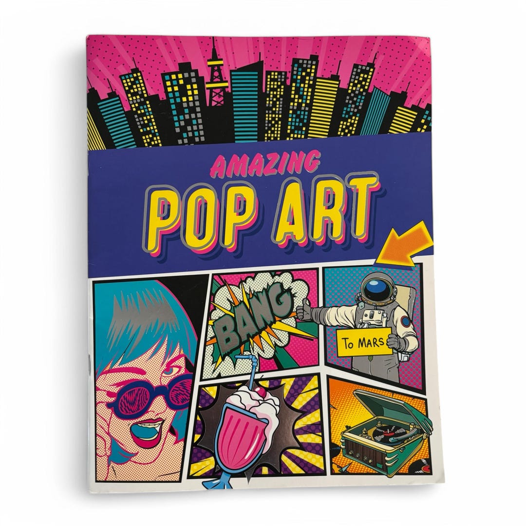 Amazing Pop Art Coloring Book | 30 Pop Art Images for You to Color and ...