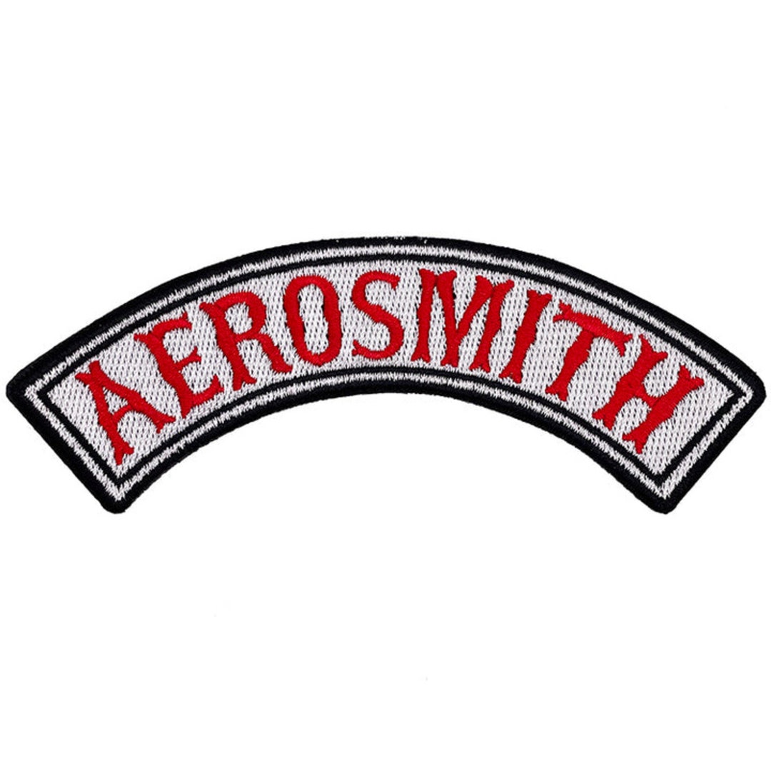 Aerosmith Biker Logo Embroidered Patch / Iron on Applique, Officially Licensed, Rock Patches - Etsy