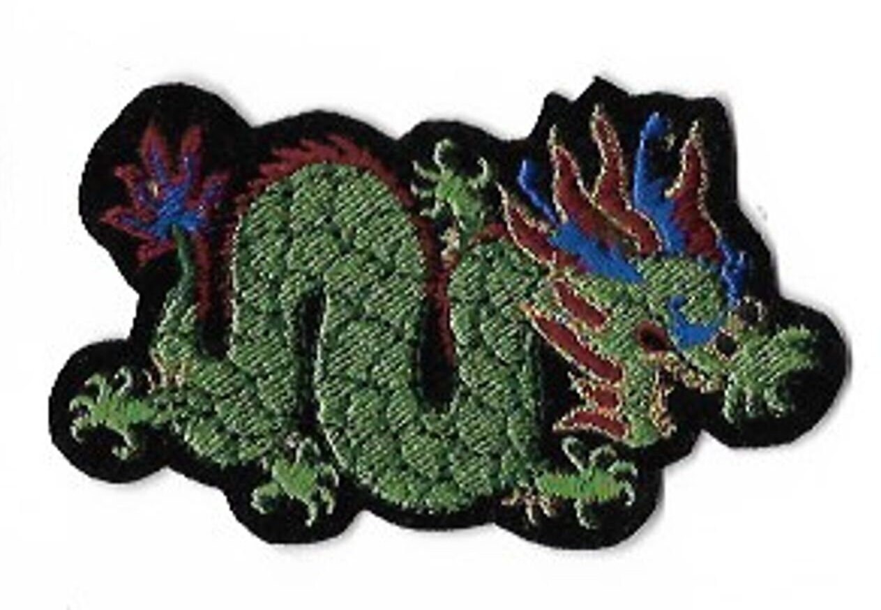 Vintage Dragon Patch Assortment / Iron on Applique Martial - Etsy