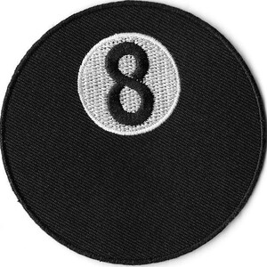 3 Eight Ball 8 Ball Embroidered Patch Iron on Sew on - Etsy