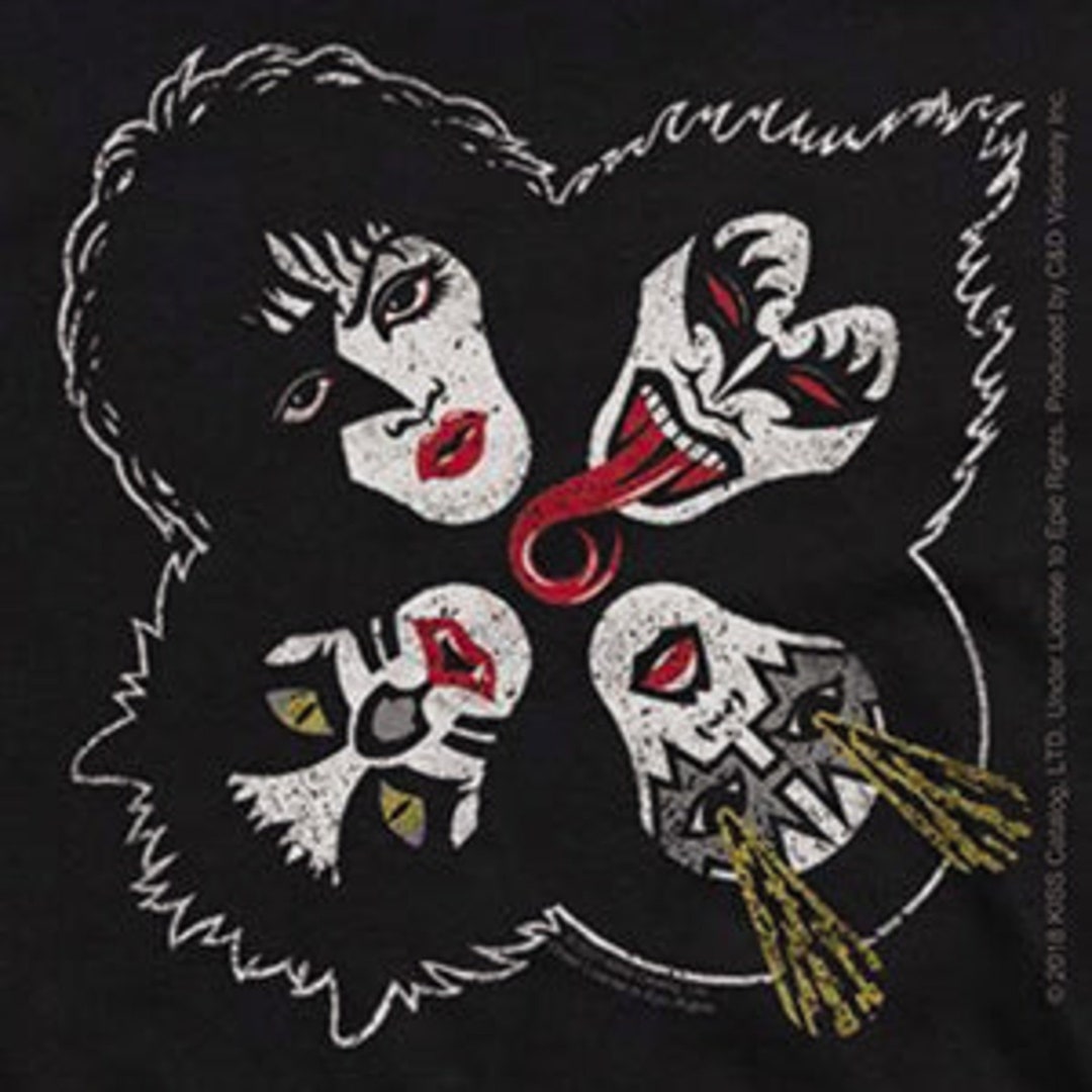 Kiss Band Vinyl Sticker, Officially Licensed, High Quality, Band ...