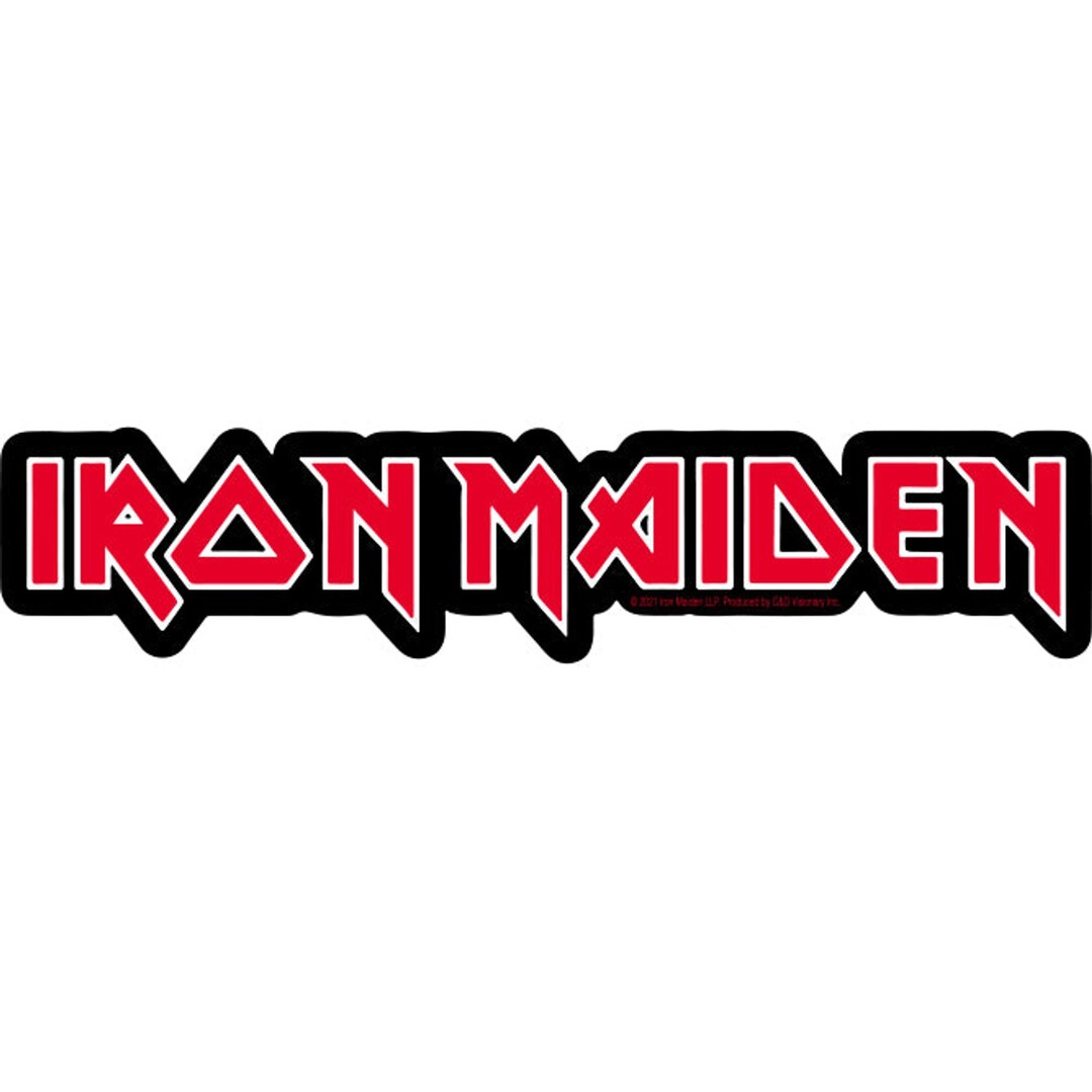 Iron Maiden Logo Sticker Band Sticker Officially Licensed Vinyl Sticker ...