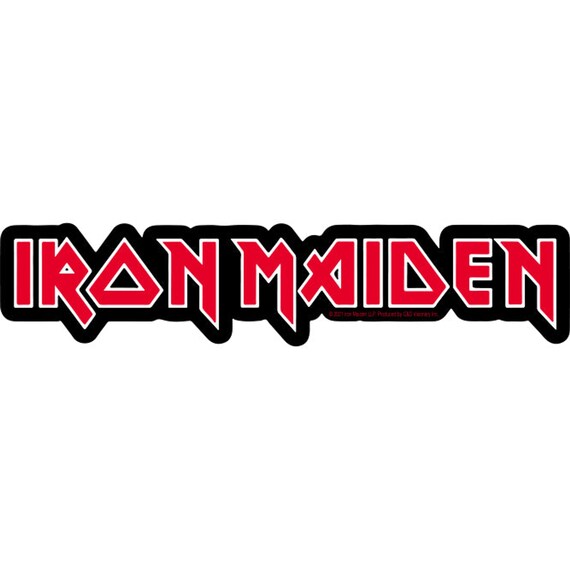 Iron Maiden Logo Sticker Band Sticker Officially Licensed - Etsy