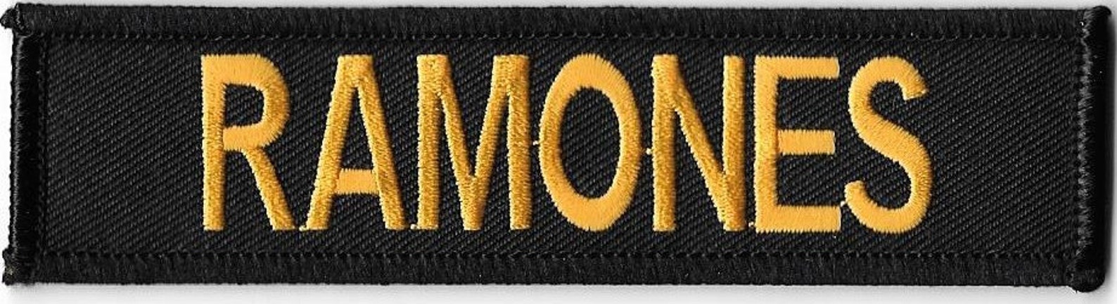 Ramones Military Style Embroidered Patch / Iron on Applique | Etsy