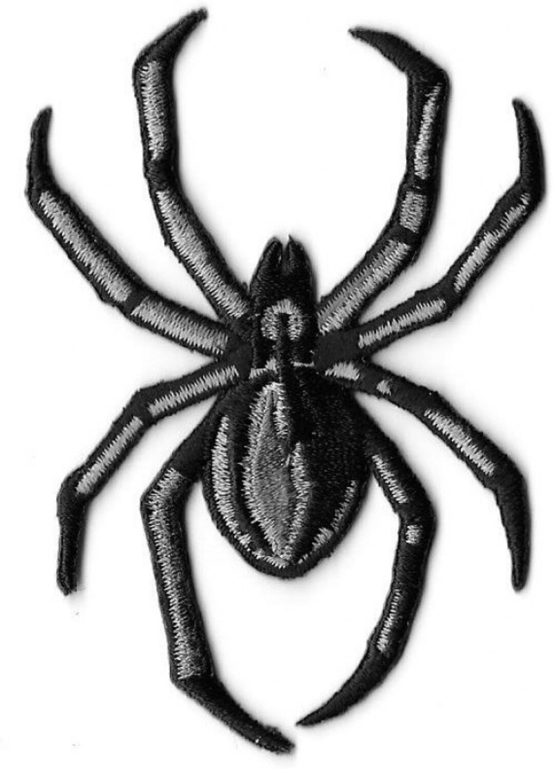 Black Widow Gothic Spider Embroidered Patch / Iron on Applique Badge - Etsy