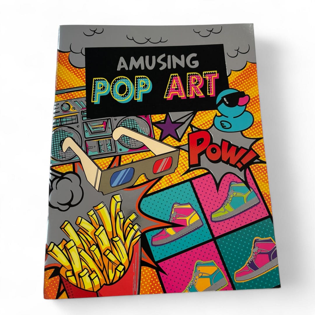 Amusing Pop Art Coloring Book | 30 Pop Art Images for You to Color and ...
