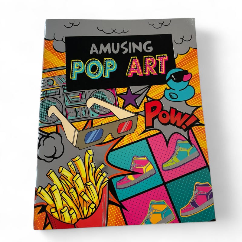 Pop Art Coloring Book - Etsy