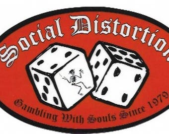 Social Distortion Sticker - Etsy