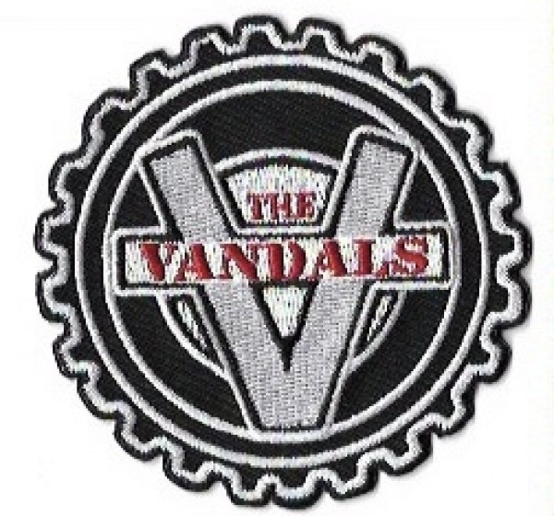 The Vandals Cog Logo Embroidered Patch / Iron on Applique, Officially ...