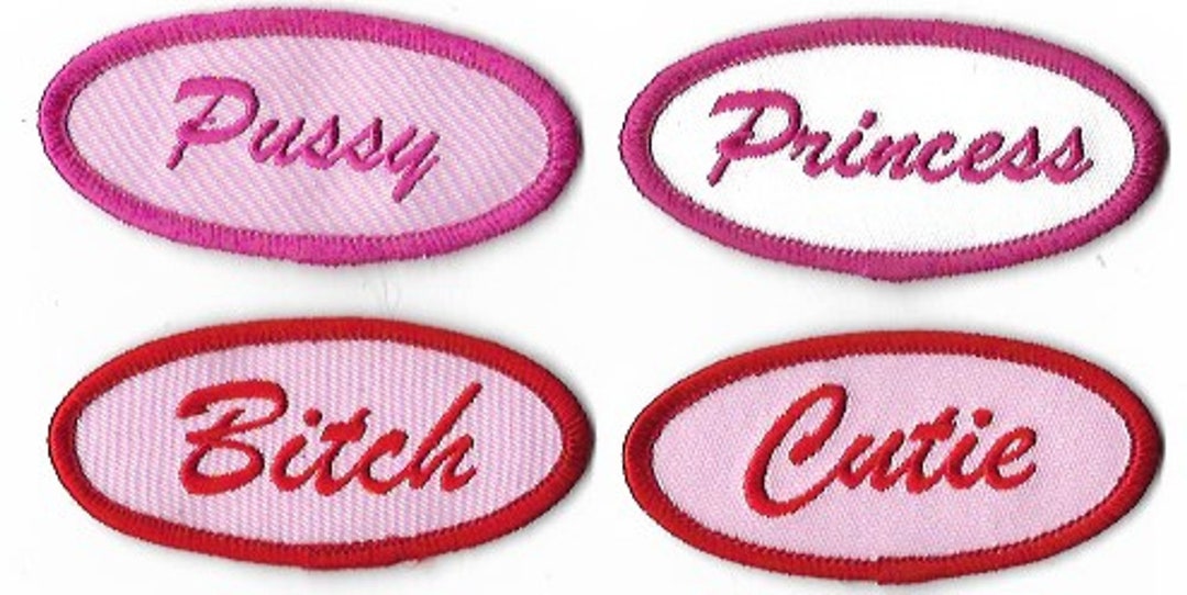 Embroidered Name Tag Patches | Assorted Styles | Iron on Badge ...
