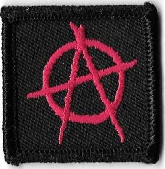 Mini Anarchy Symbol 1.5 Embroidered Patch / Iron on | Etsy