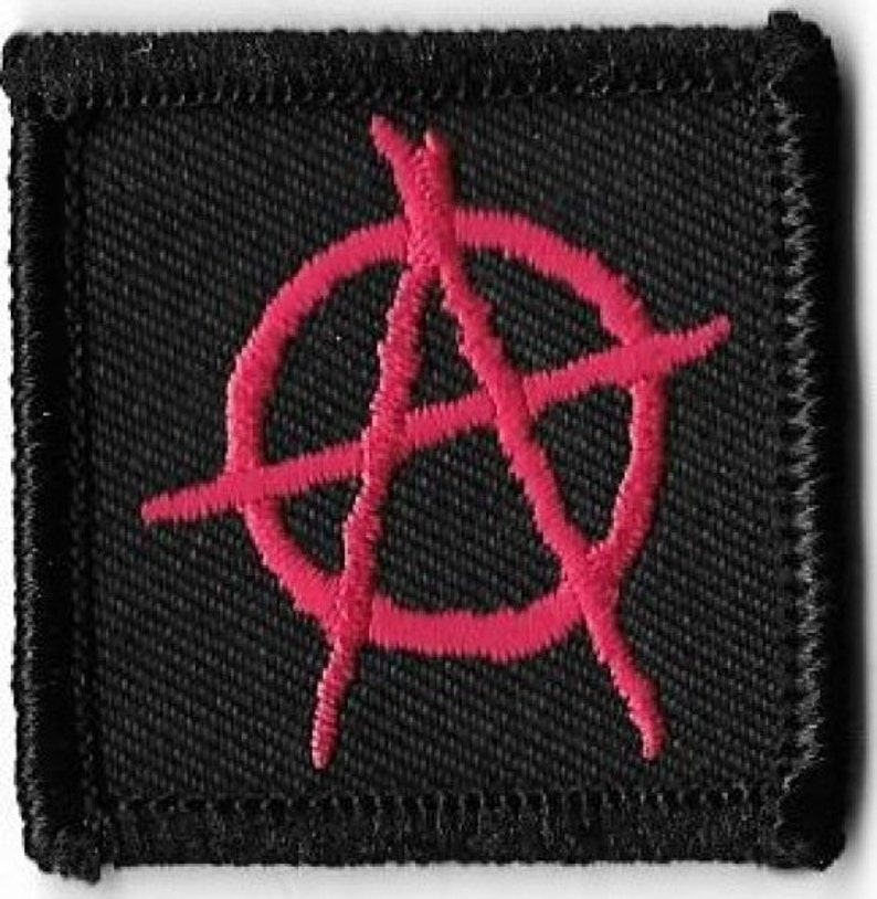 Mini Anarchy Symbol 1.5 Embroidered Patch / Iron on | Etsy