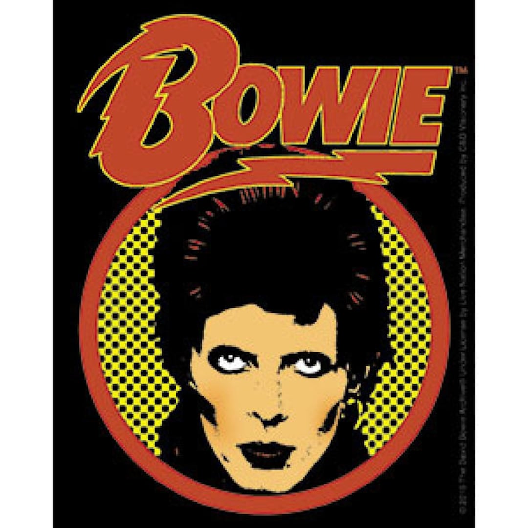 David Bowie Vinyl Sticker, High Quality, Officially Licensed, Music ...