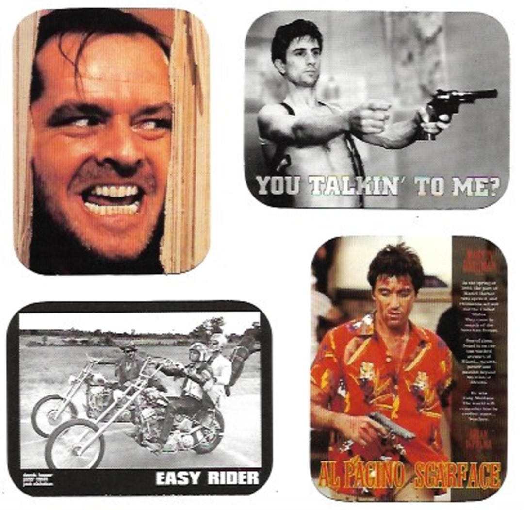 Vintage Movie Stickers | Classic Cult Films | Mini Stickers | Cool ...