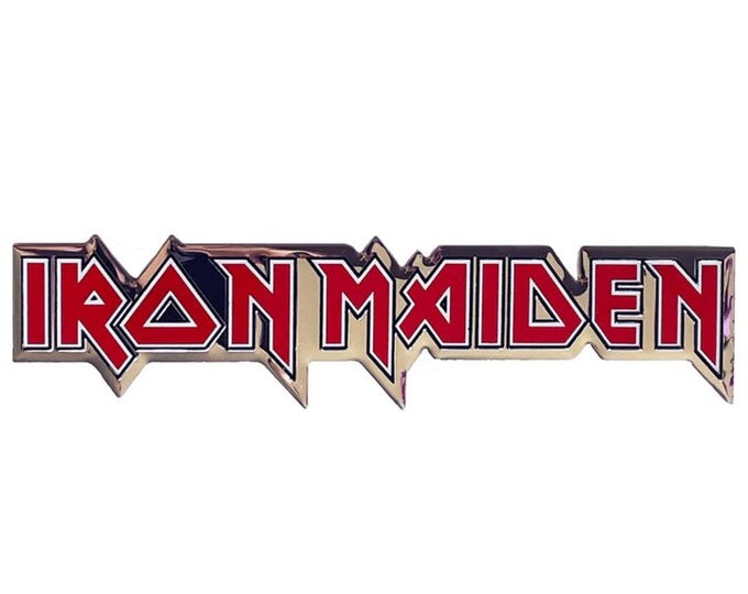Iron Maiden Metal Logo Sticker | Band Sticker | Officially Licensed ...
