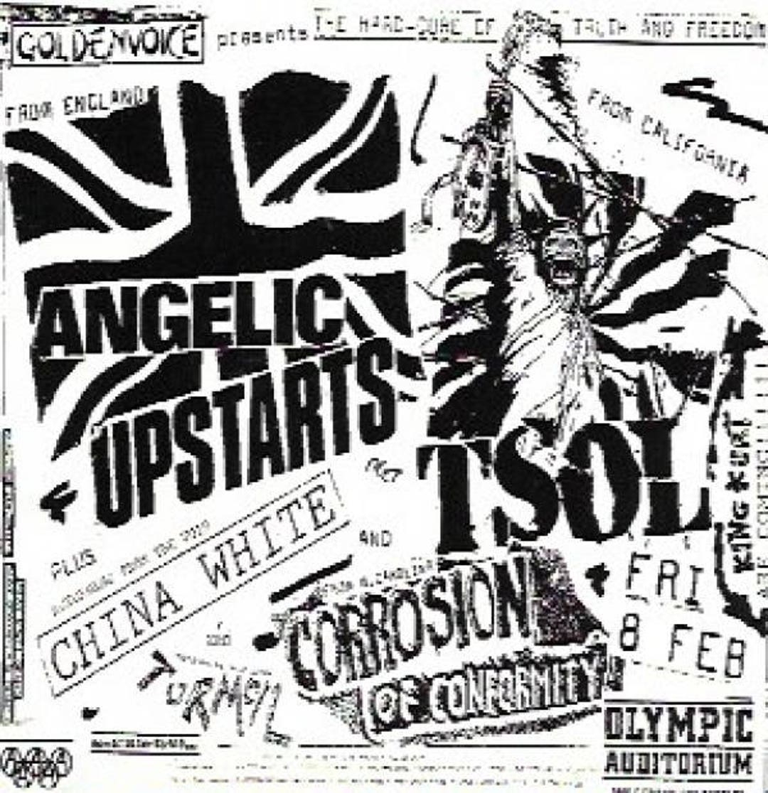 Vintage Punk Gig Poster Sticker, Featuring Old School Punk Bands - Etsy