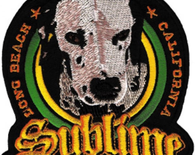 Sublime Lou Dog Embroidered Patch / Iron on Applique Officially ...