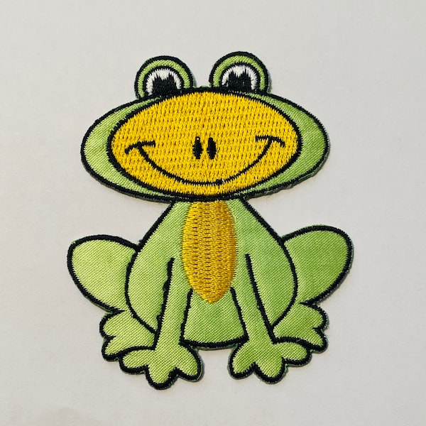 Cute Frog Patch - Etsy UK