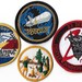Vintage Embroidered Round Patch | Retro Sew-on Badge Assortment | Club ...
