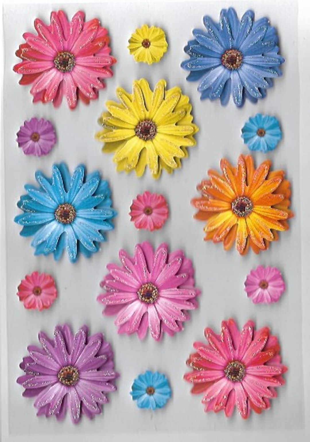 Pretty Flower Stickers | 3D Flower Sticker Set With Pop-up Paper ...