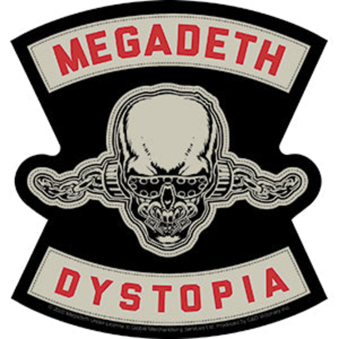 Megadeth Dystopia Vinyl Sticker | Officially Licensed | Heavy Metal ...