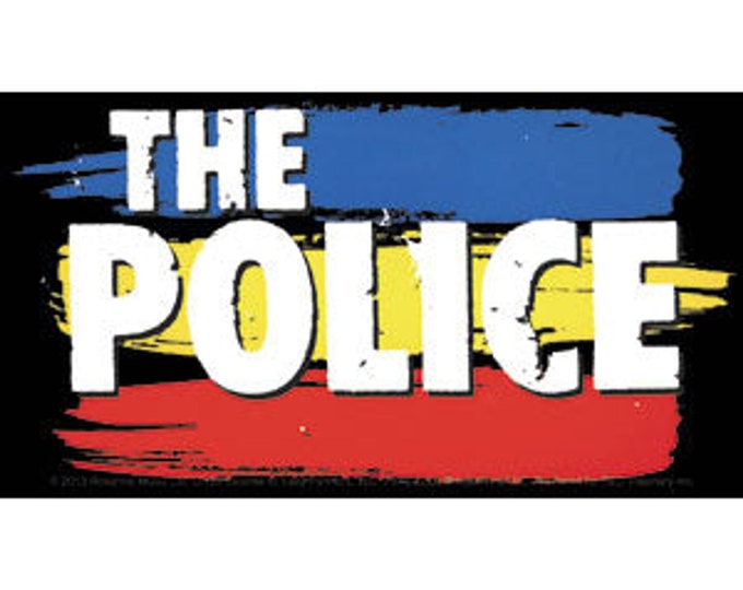The Police Logo Vinyl Sticker | Officially Licensed, High Quality Band ...