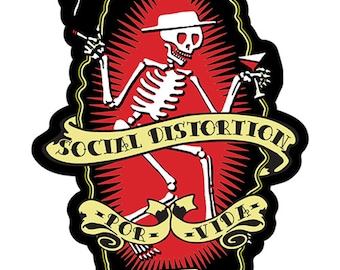 Social Distortion Sticker - Etsy