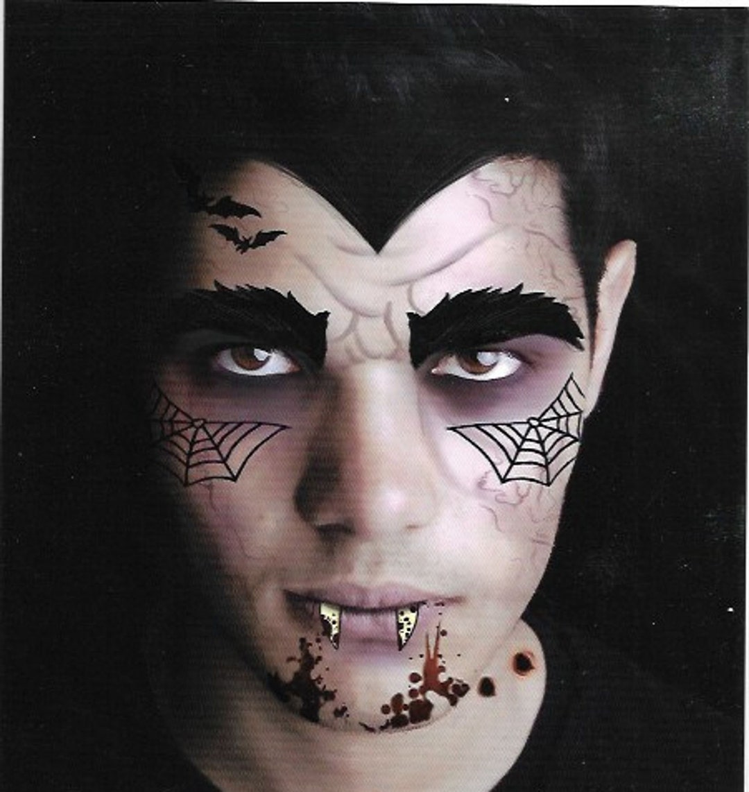 Vampire Tattoo Set | Temporary Tattoos | Gothic Vampire | Costume ...