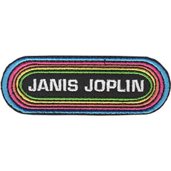 Janis Joplin Rainbow Logo Embroidered Patch / Iron-on | Etsy