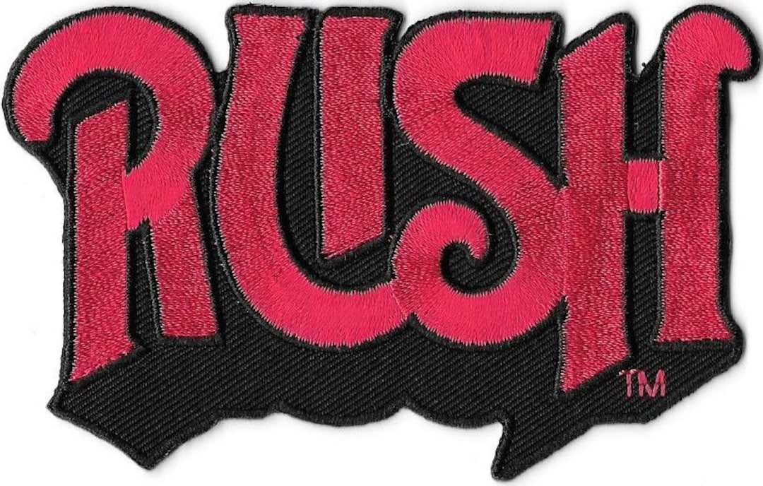 Rush Logo Embroidered Patch / Iron on Applique, Officially Licensed - Etsy