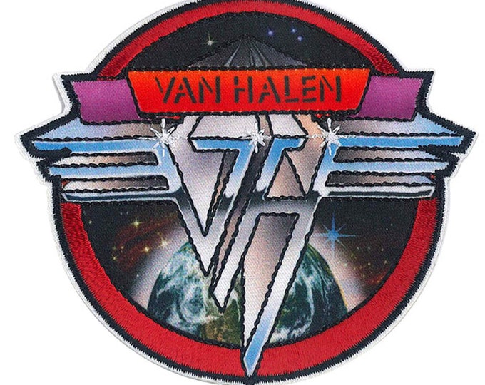 Van Halen Space Logo Embroidered Patch / Iron on Applique | Officially ...