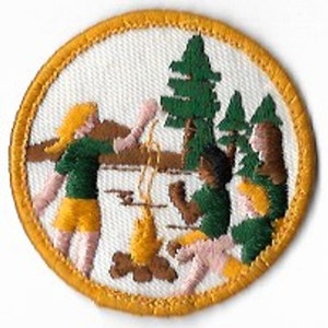 Vintage Embroidered Round Patch | Retro Sew-on Badge Assortment | Club ...