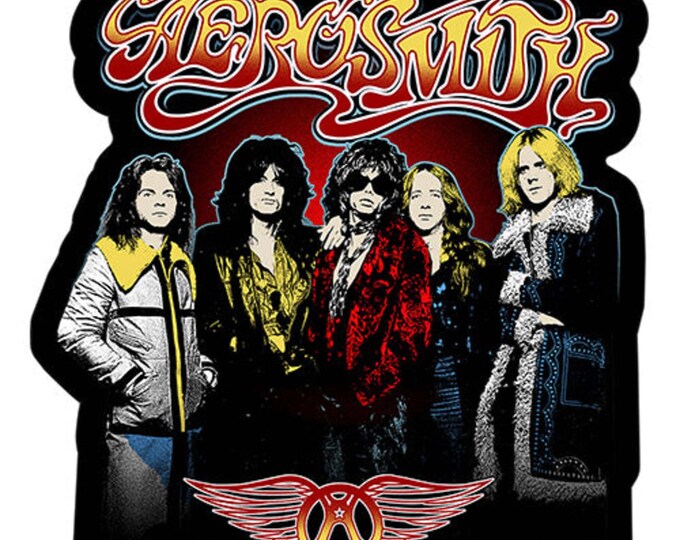 Aerosmith Band Graphic Vinyl Sticker | Licensed Band Merchandise | Rock ...
