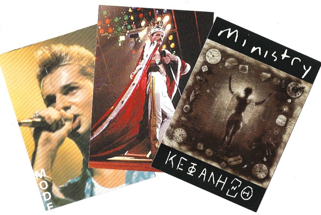 Vintage Music Postcards | New and Unused | Band Postcards | Assorted ...