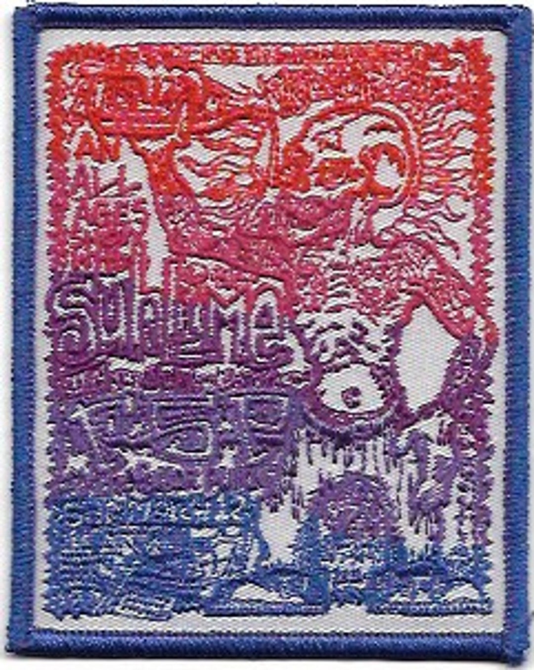 Sublime FSP Embroidered Patch / Iron on Applique, Officially Licensed ...