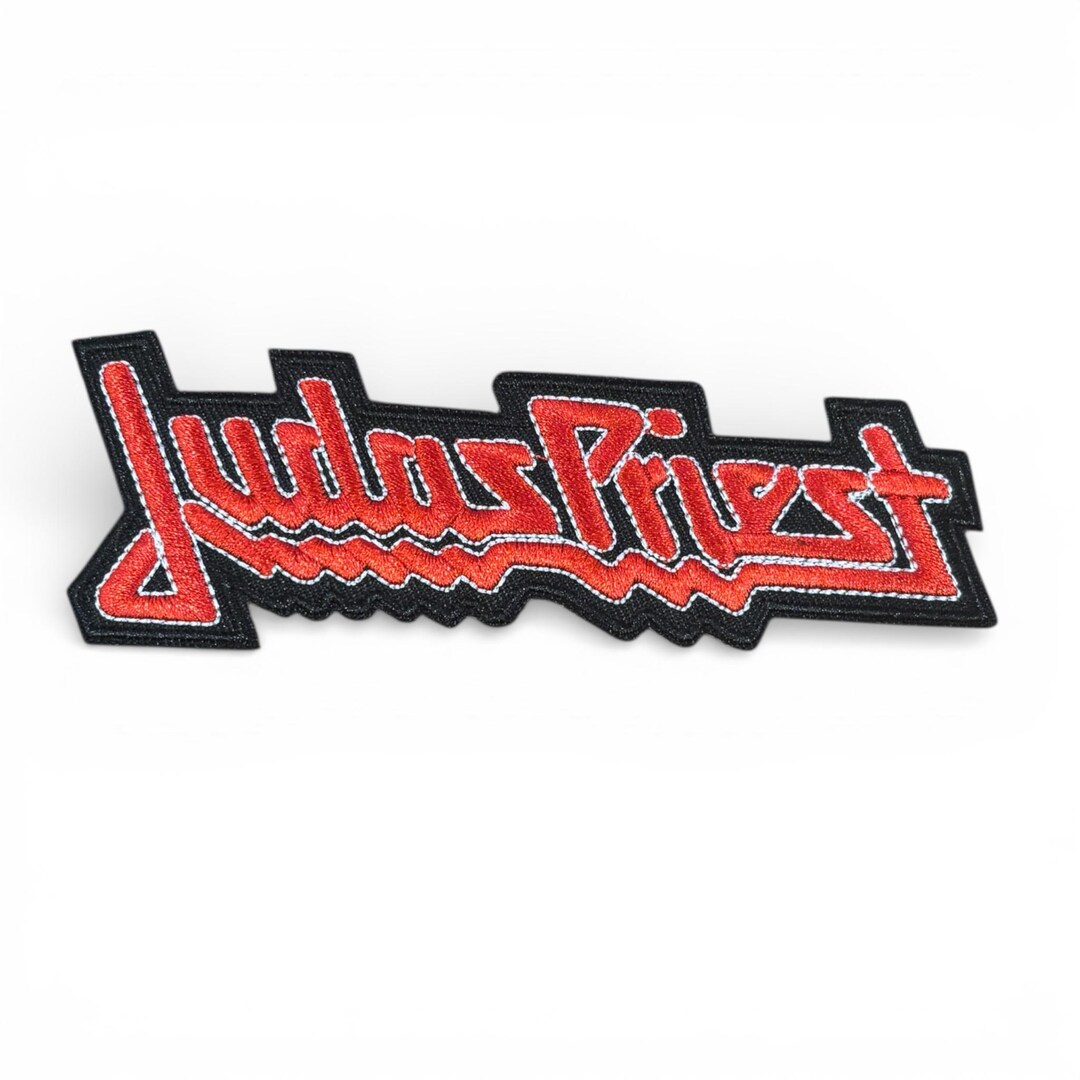 Rock Patches | Judas Priest Red Logo Embroidered Iron-on Patch - Etsy