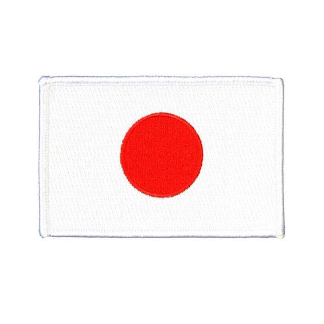 Japan National Flag Patch / Iron on Applique | Iron on Flags | Flags ...