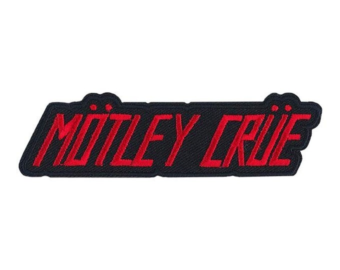 Motley Crue Embroidered Patch Officially Licensed Iron on - Etsy