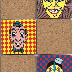 Vintage Fun House Coasters Coney Island Assortment New and Unused Set ...