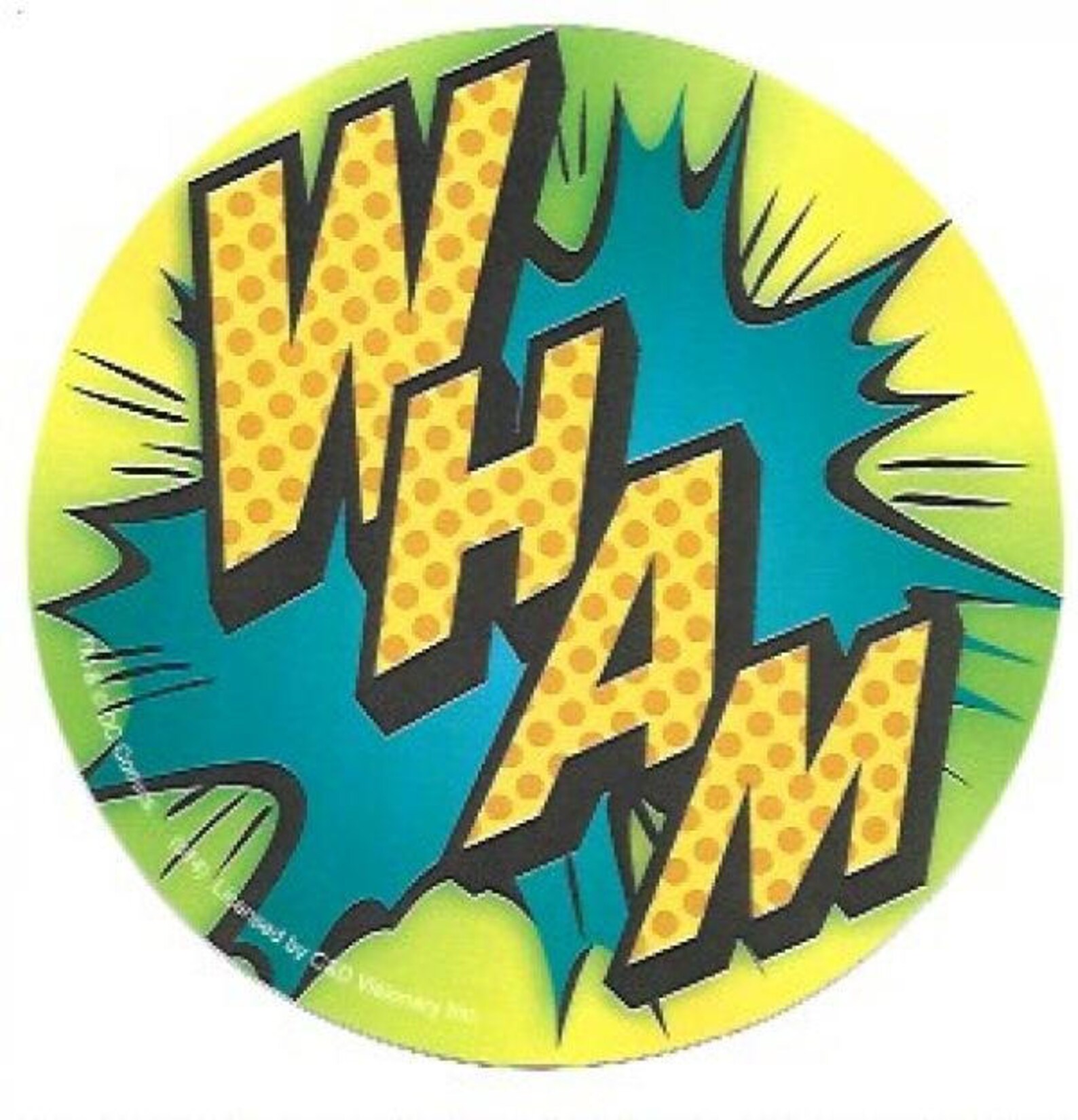 Art Sticker Wham Pop Art Superhero Sticker Decal - Etsy UK