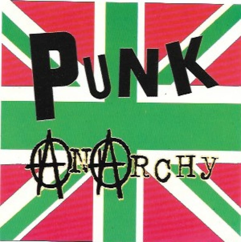 Vintage Punk Rock / Anarchy Vinyl Sticker - Etsy Ireland
