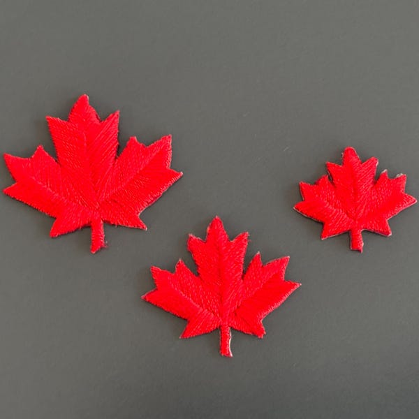 Maple Leaf Applique - Etsy Canada