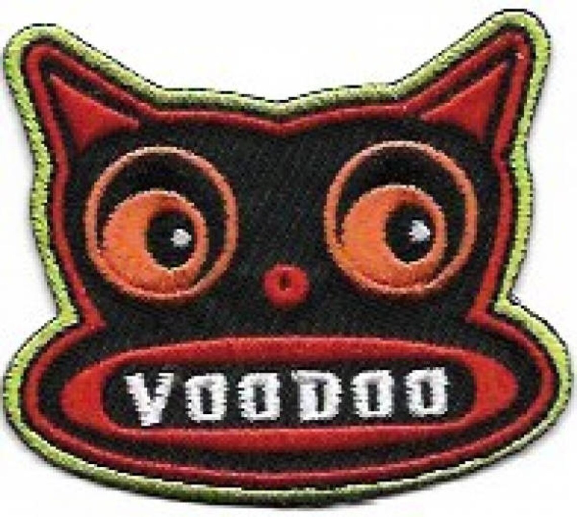 Voodoo Cat Embroidered Patch Iron on Applique by Artist - Etsy