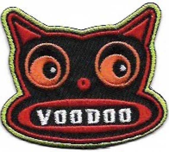 Voodoo Cat Embroidered Patch Iron on Applique by Artist | Etsy
