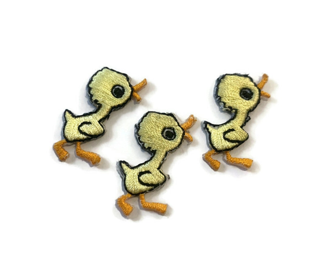 Cute Ducks Mini Iron-on Patches | Set of 3 Pieces | Iron-on Applique ...
