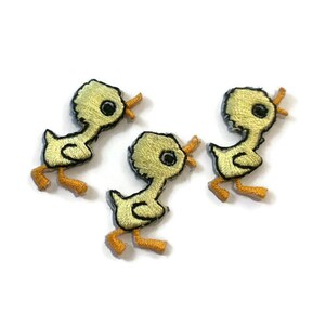 Cute Ducks Mini Iron-on Patches | Set of 3 Pieces | Iron-on Applique ...