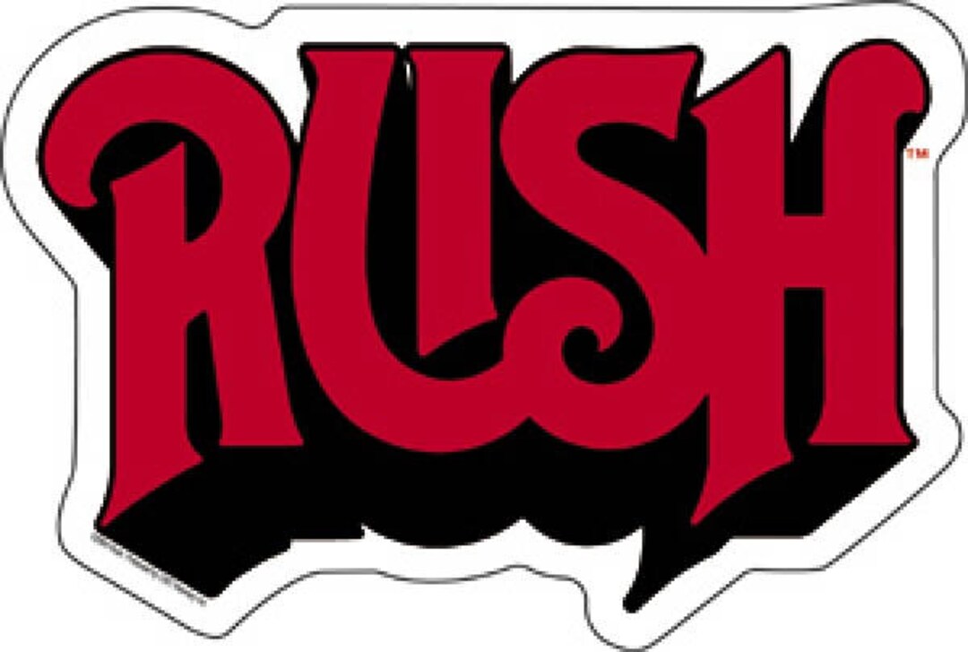 Rush Logo Vinyl Sticker, Officially Licensed, High Quality, Band ...