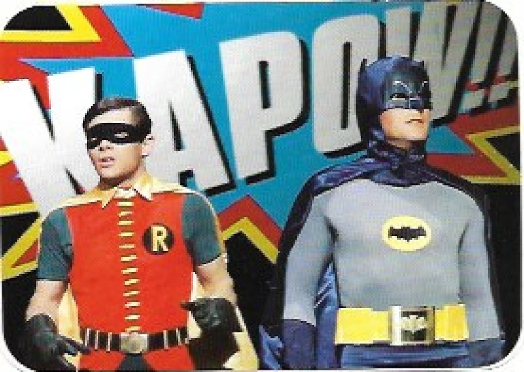 Vintage Batman and Robin Vinyl Sticker Superheroes Dynamic - Etsy Canada