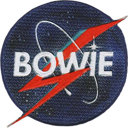 David Bowie Officially Licensed Glitter Bolt Embroidered Patch - Etsy